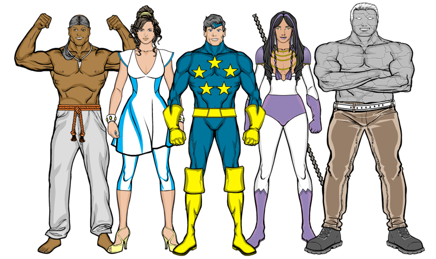 Superhéroes Inc. a Gritos